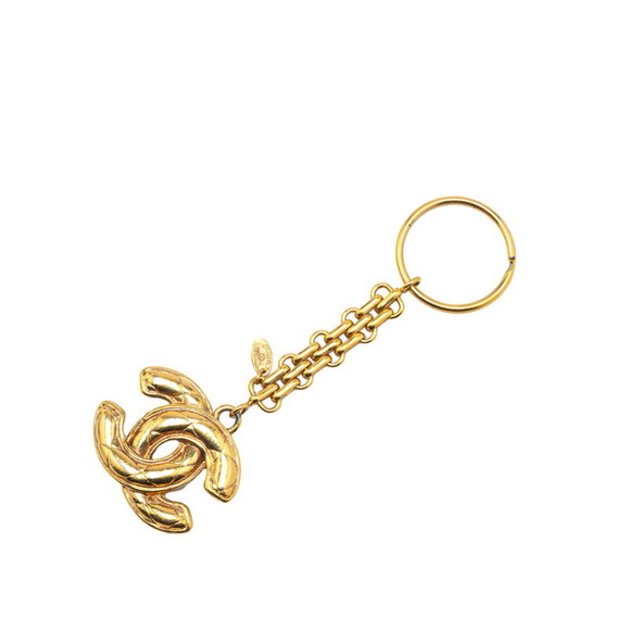 CHANEL | Accessories | Chanel Gold Logo Keyring | Poshmark